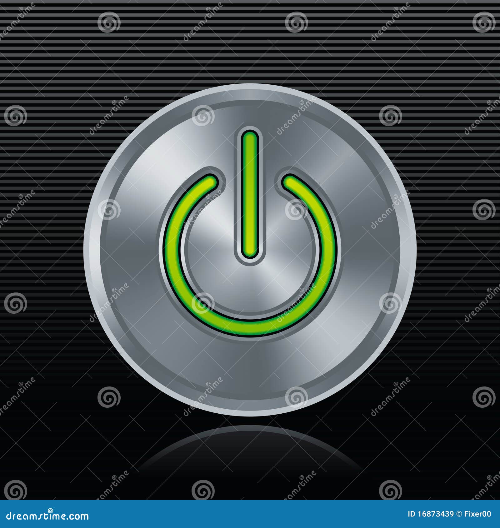 Startknopf vektor abbildung. Illustration von anfang - 16873439