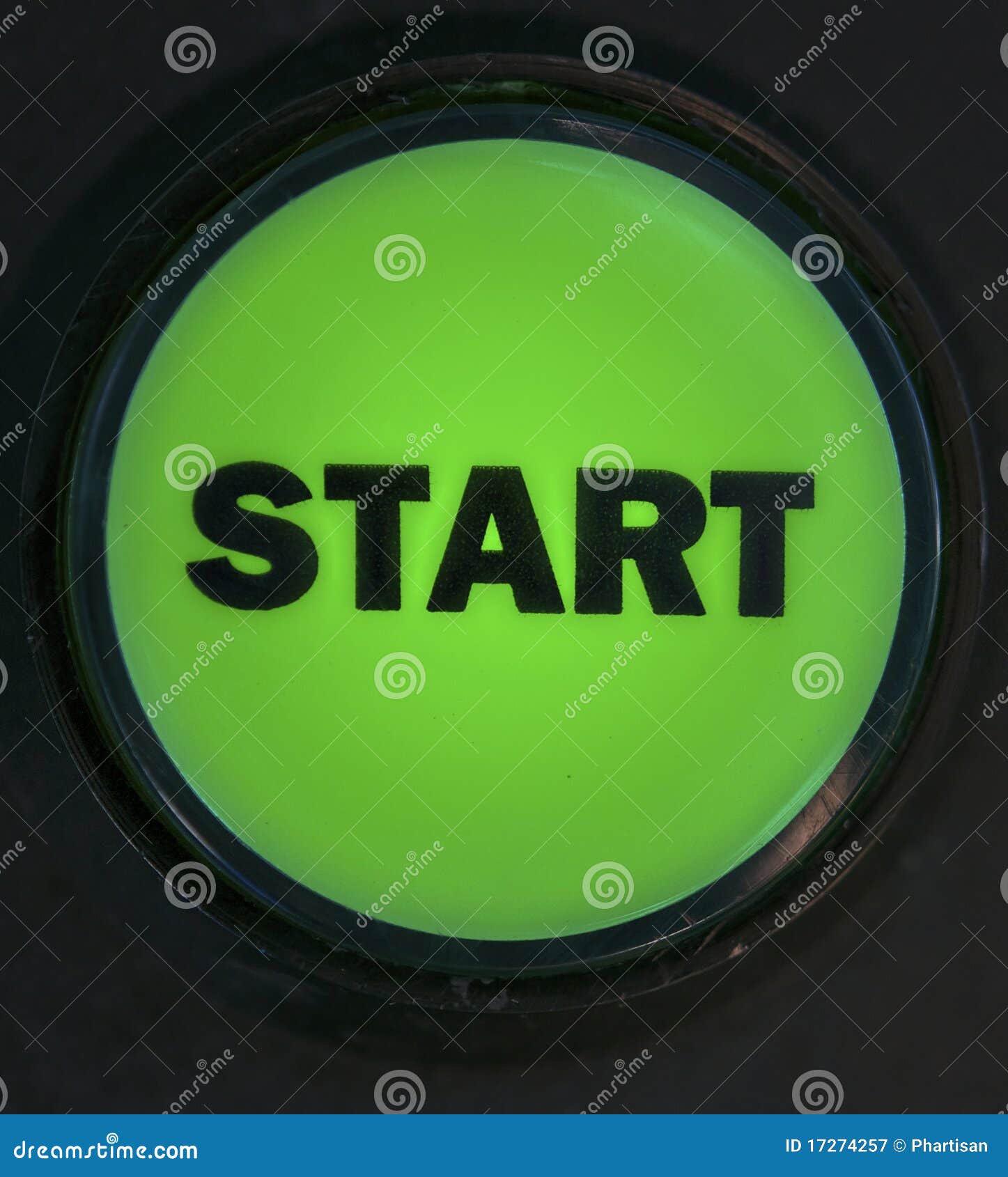 Startknopf stockbild. Bild von getrennt, kreis, motor - 17274257