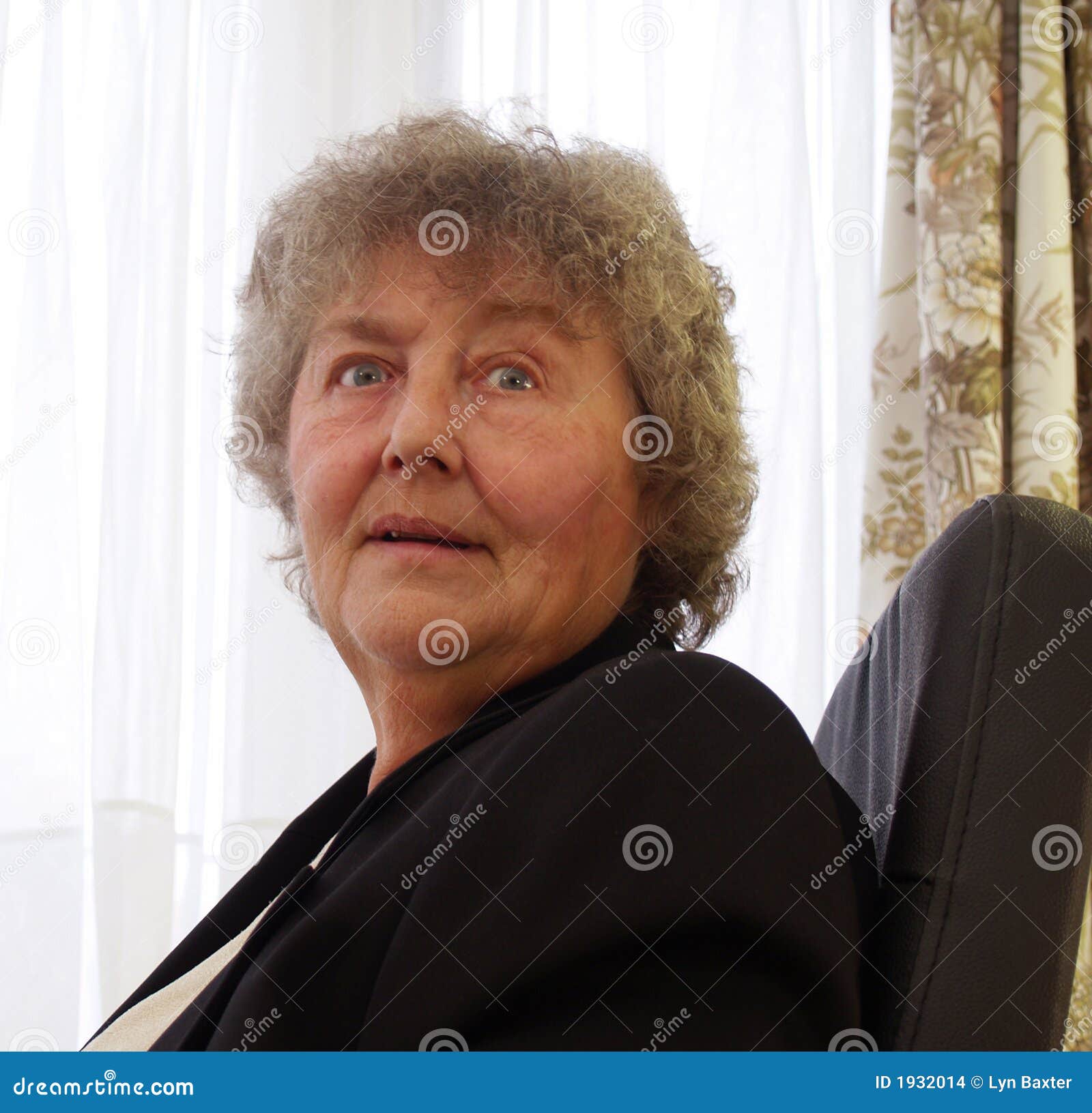 Startled stock photo. Image of care, adult, grandma, lady - 1932014
