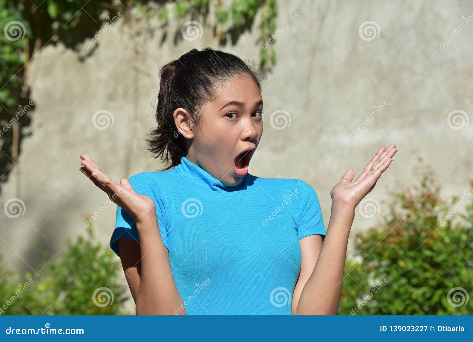 A Startled Beautiful Person Stock Image - Image of shock, alarmed ...