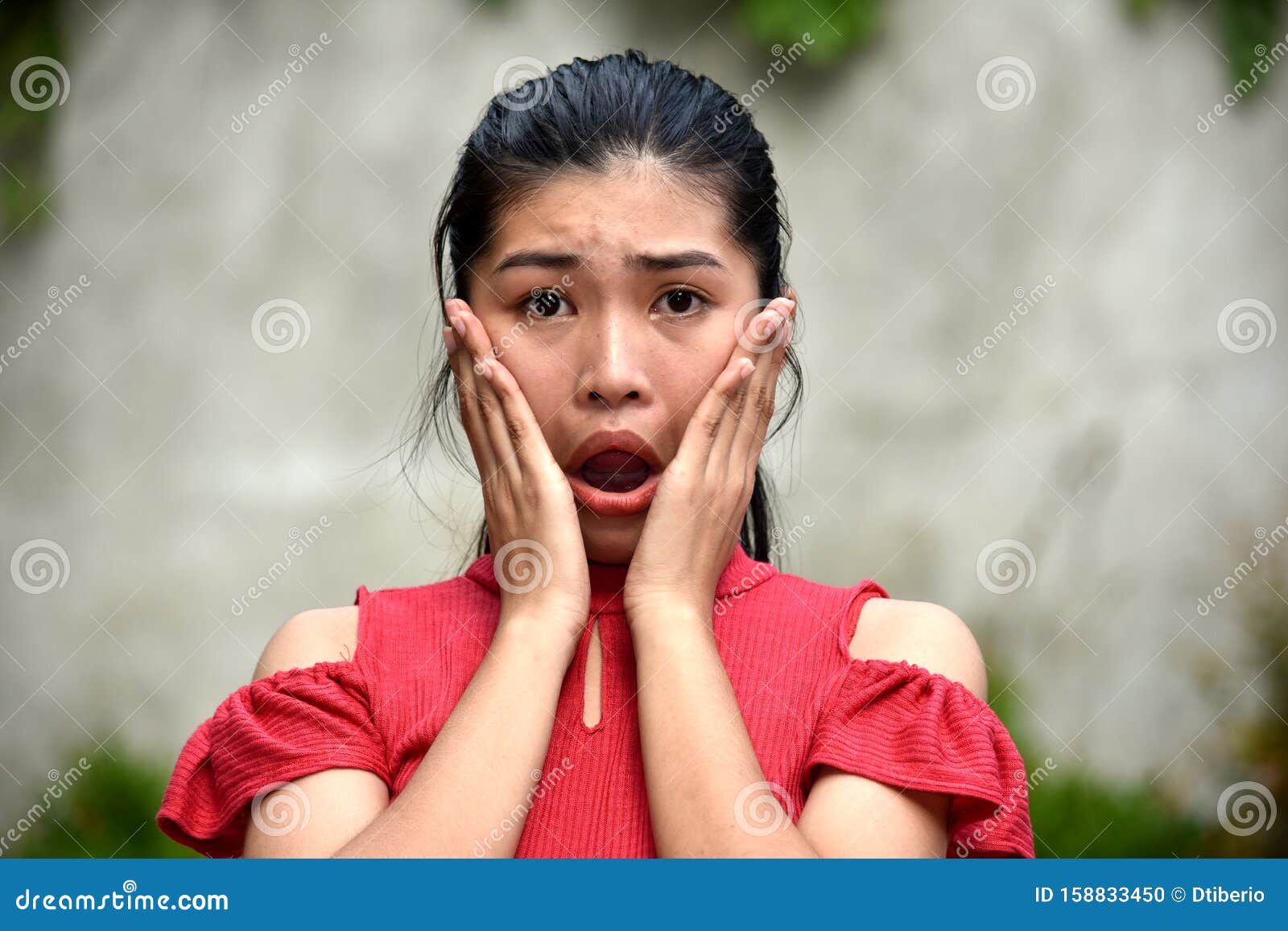 An a Startled Beautiful Person Stock Photo - Image of good, startle ...