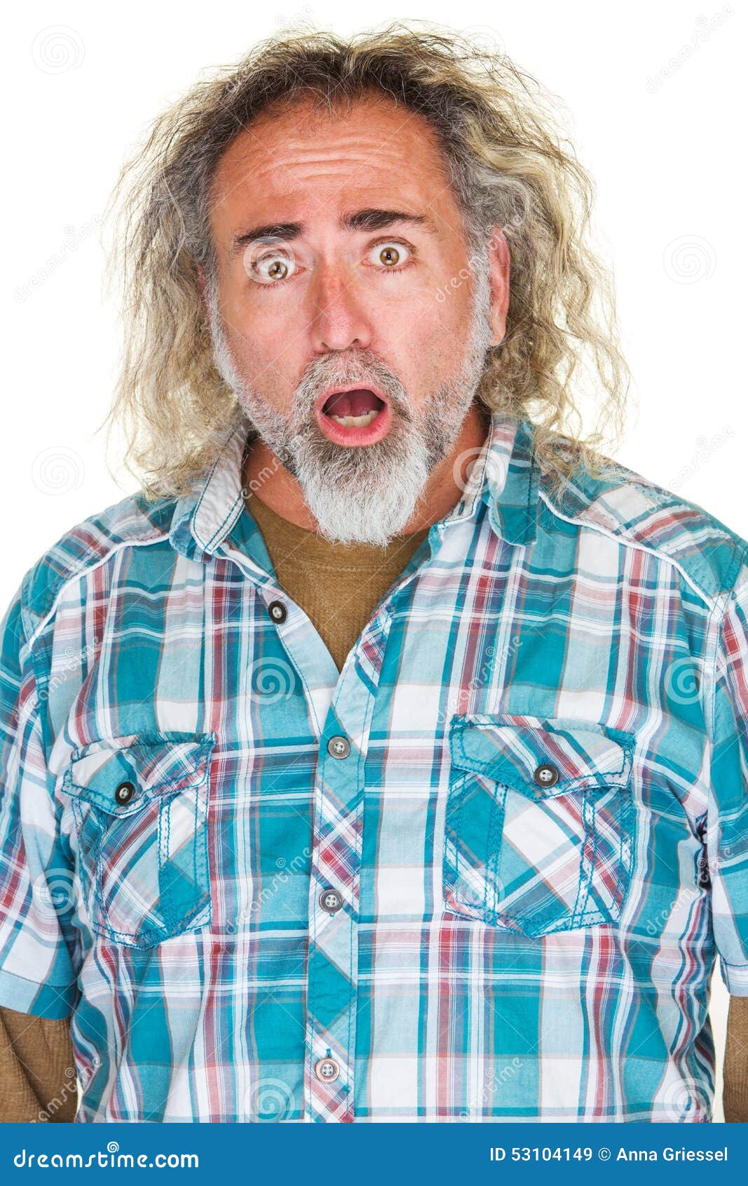 Startled Single Man stock image. Image of mustache, mature - 53104149