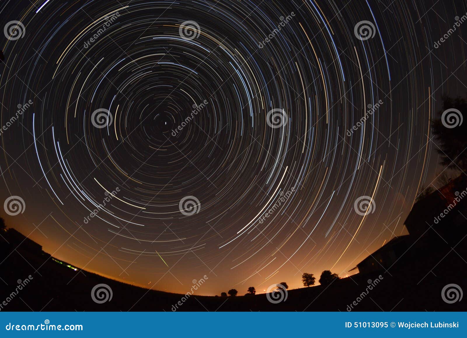 Startrails stock image. Image of timelapse, night, stars - 51013095