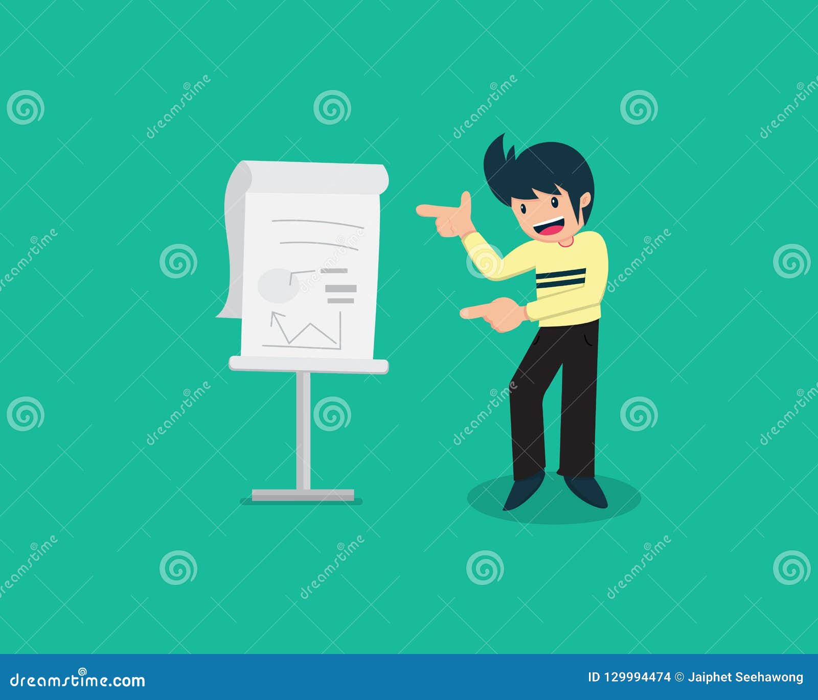 Startup 01 Bad Presentation. Stock Vector - Illustration of ...