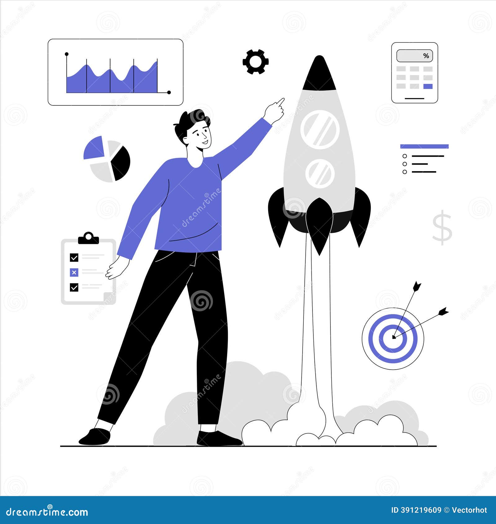 Development Strategy Icon Set. Monochrome Simple Development Strategy ...
