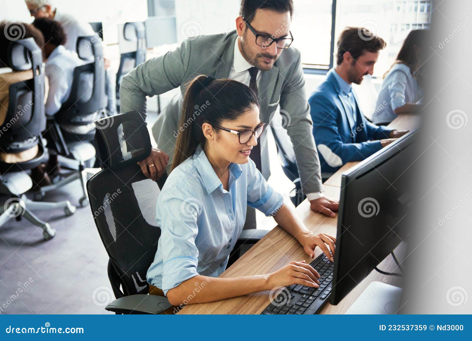 Startup Business People Group of Programmer Working As Team To Find ...