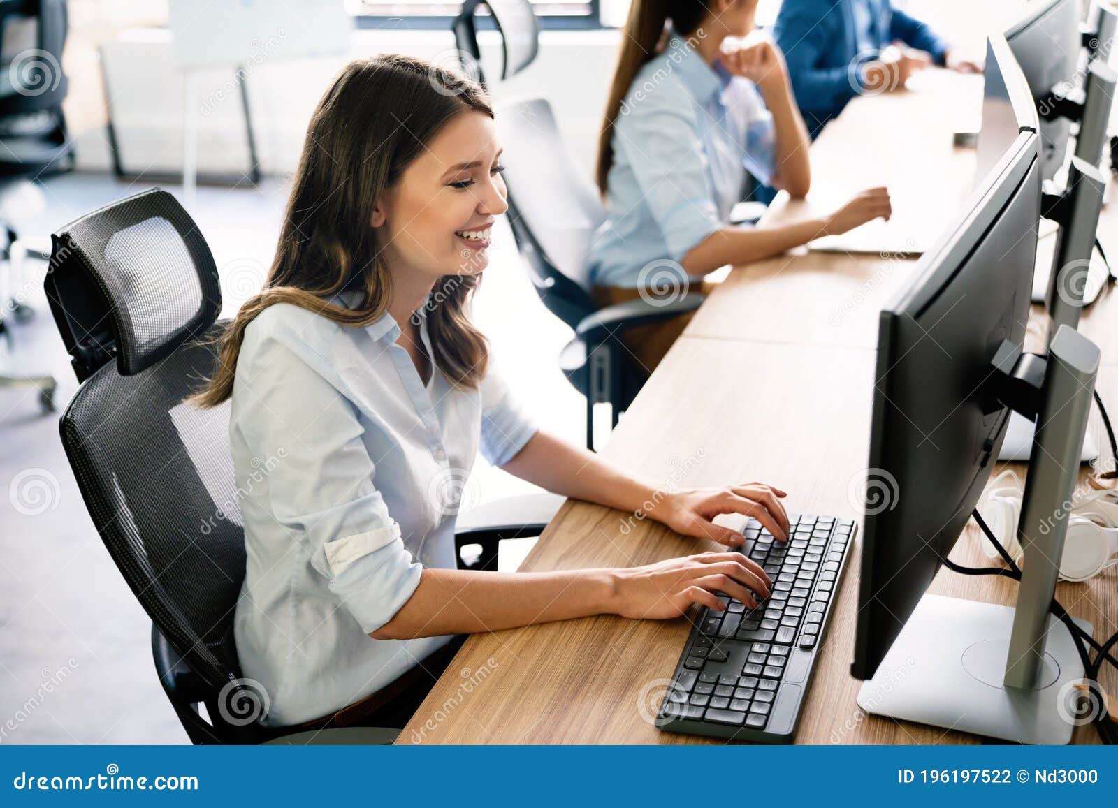 Startup Business People Group of Programmer Working As Team To Find ...