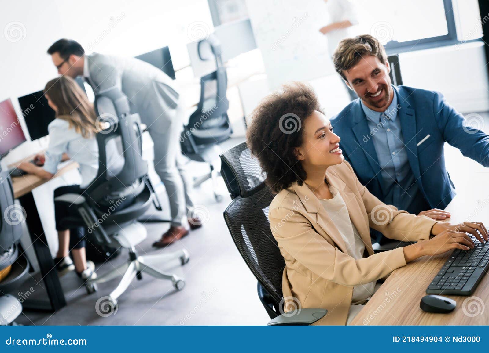 Startup Business People Group of Programmer Working As Team To Find ...