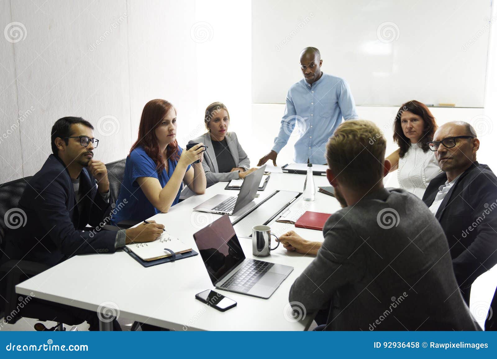 Startup Business Team Brainstorming on Meeting Workshop Stock Photo ...