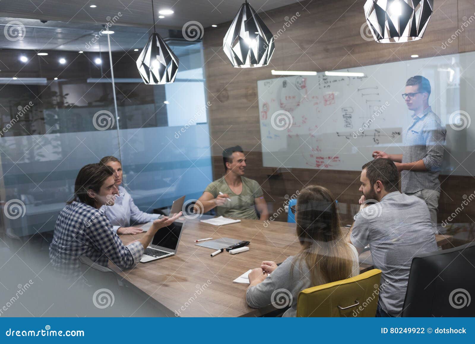 Startup Business Team on Meeting Stock Photo - Image of businesswoman ...