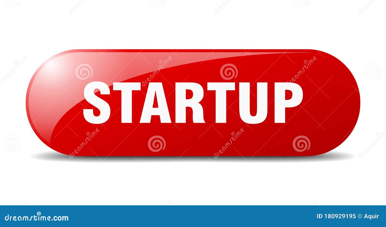 Startup Button. Startup Sign. Key. Push Button Stock Vector ...