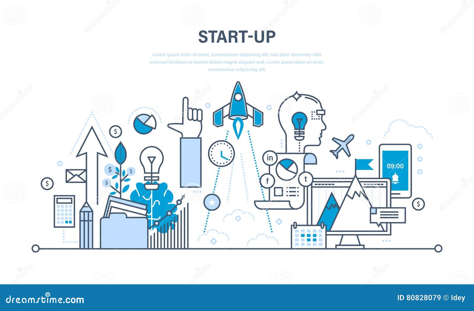 Startup, Creative, Business and Processes, the Implementation of Ideas ...