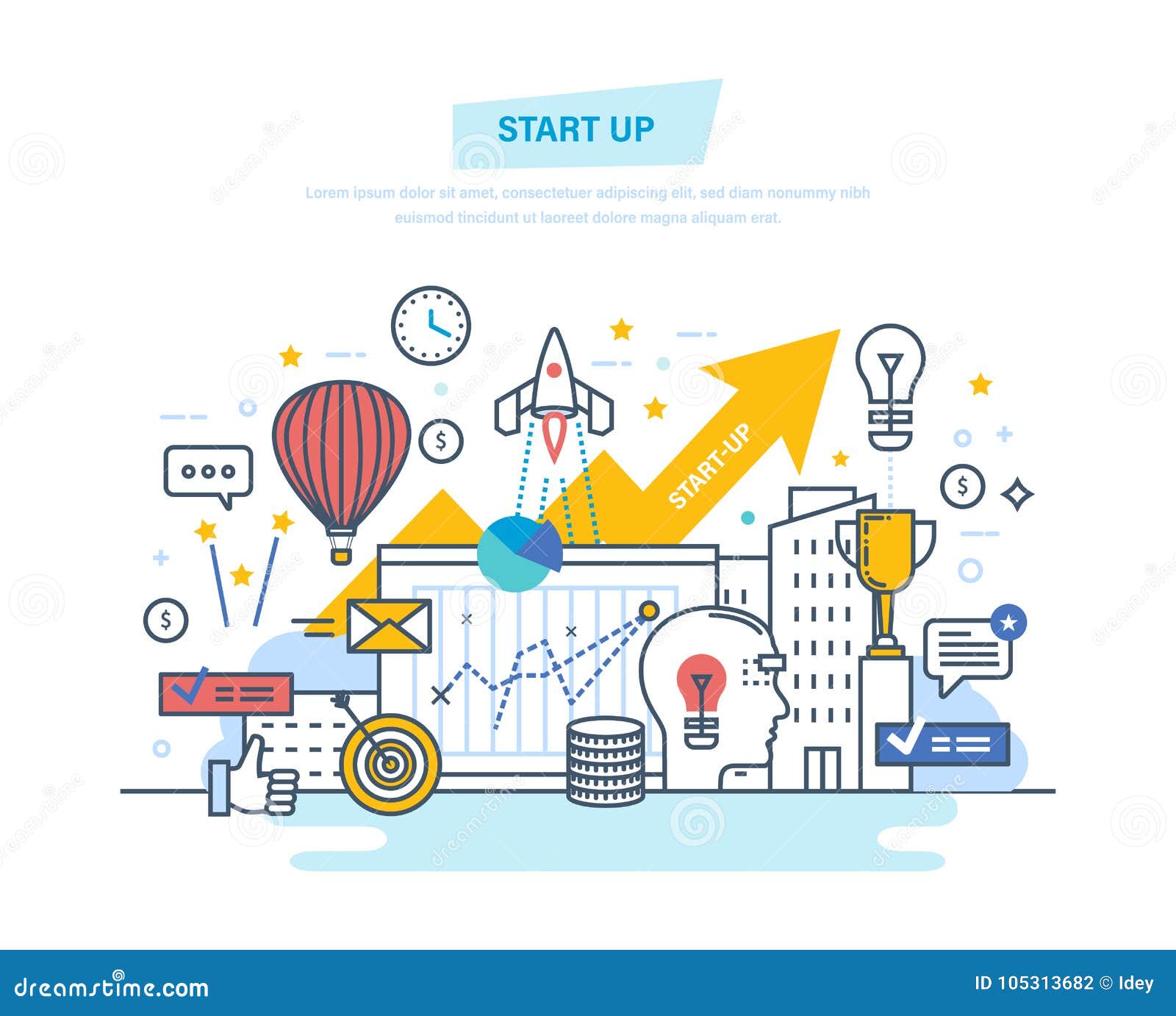 Startup, Creative, Modern Information Technology, Business. Project ...