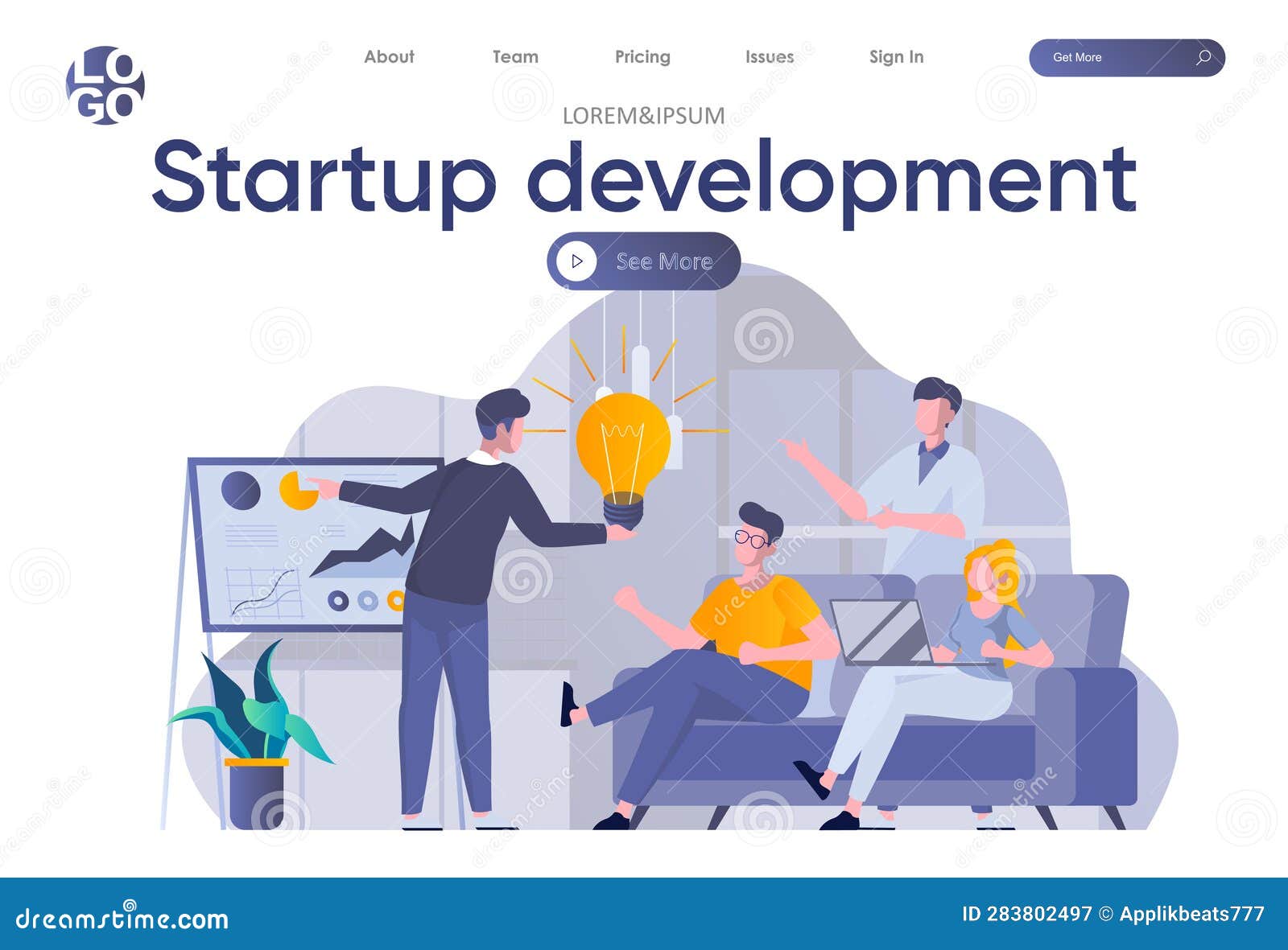 Project Growth Line Icons Collection. Expansion, Development, Progress ...