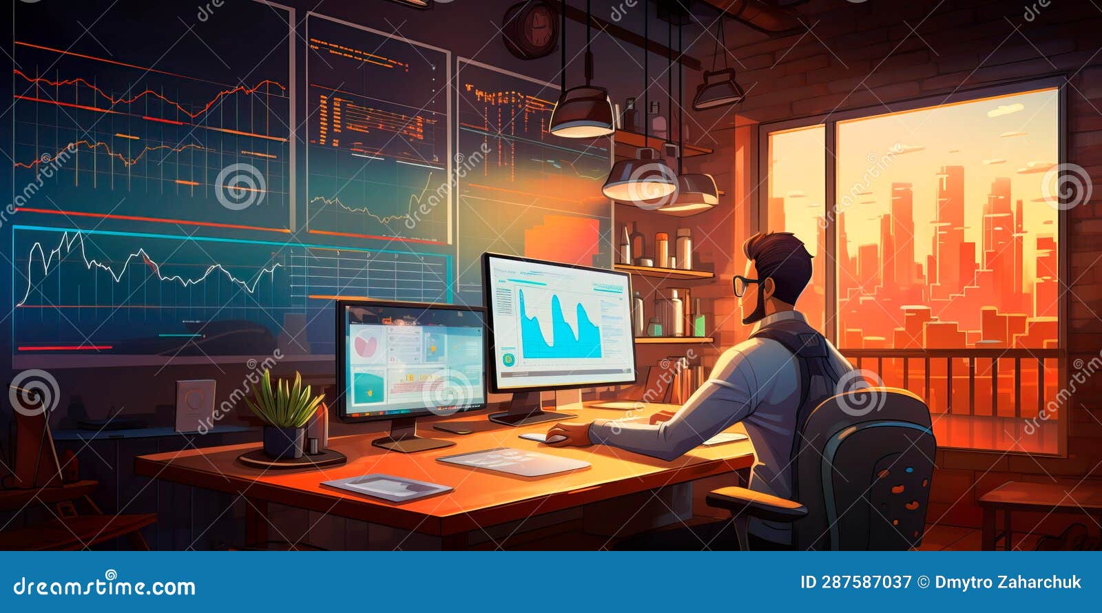 Startup Founder Conducting Market Research and Analyzing Data To Refine ... Startup Founder Conducting Market Research and Analyzing Data To Refine ...
