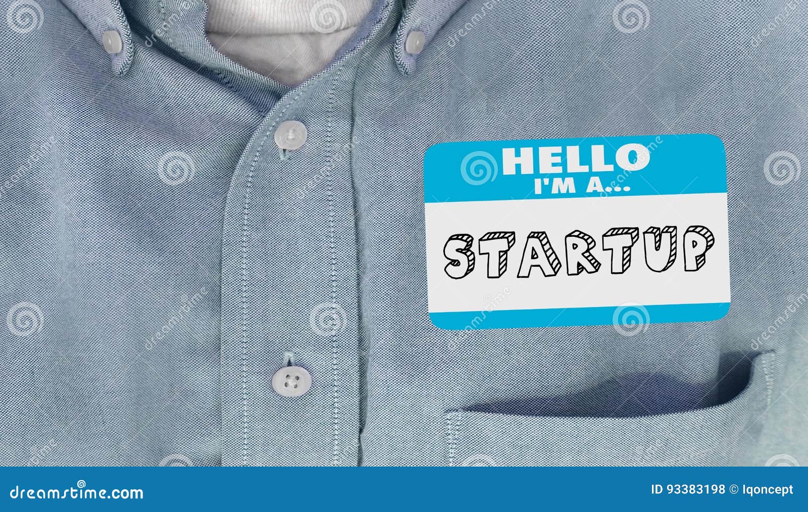 Networking Nametag Sticker Meeting People Making Connections Royalty ...