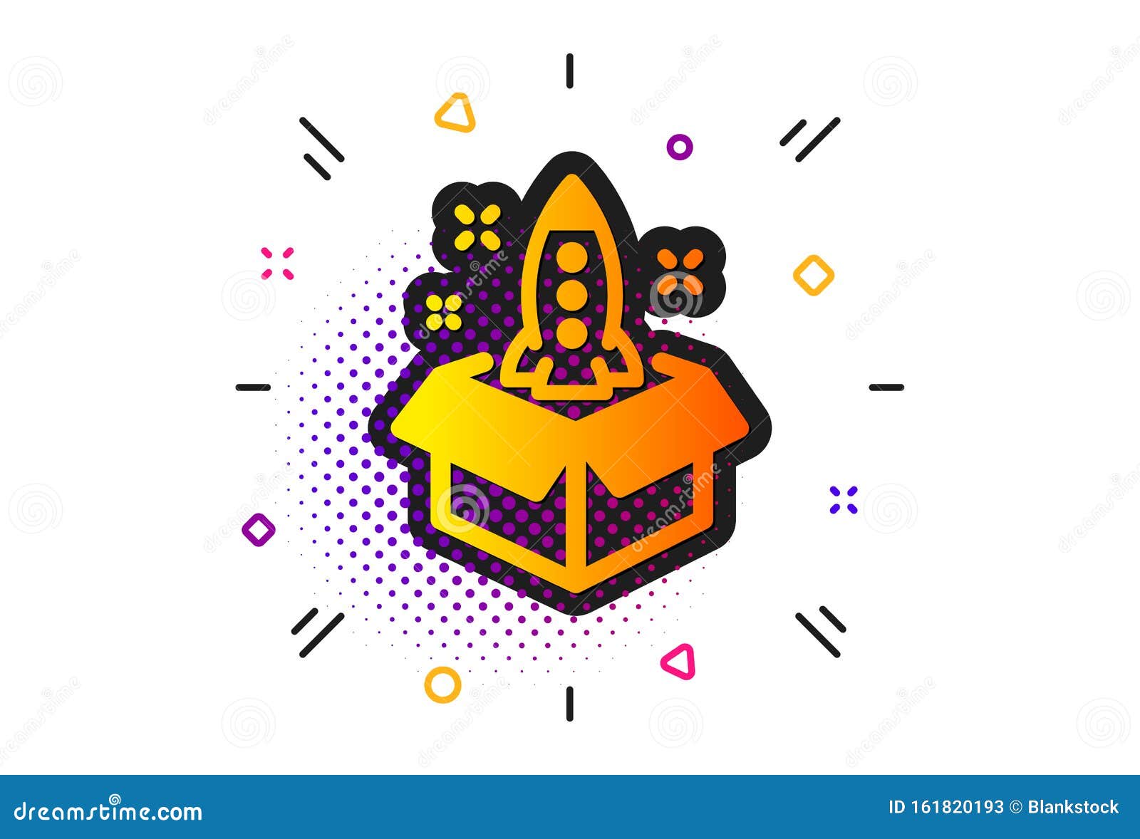 Startup Icon. Launch Project Sign. Vector Stock Vector - Illustration ...
