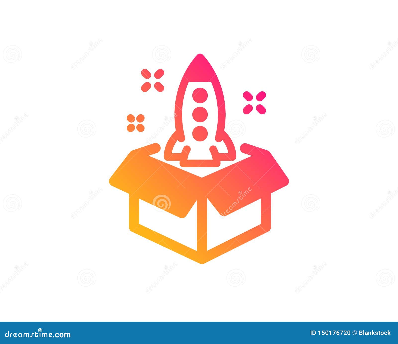 Startup Icon. Launch Project Sign. Vector Stock Vector - Illustration ...