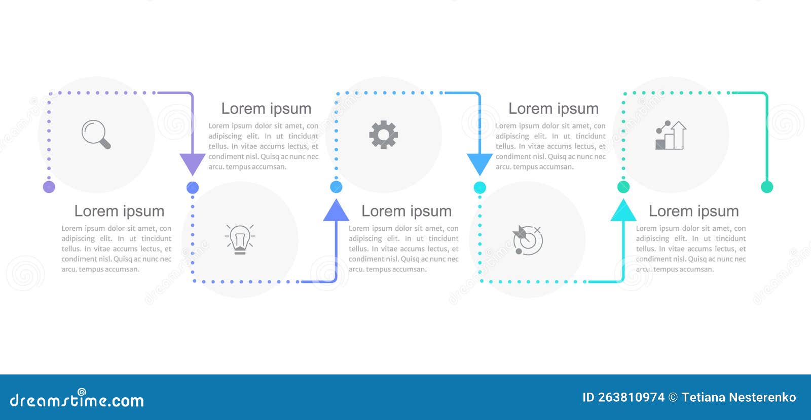 Startup Idea Efficiency Infographic Chart Design Template Stock ...