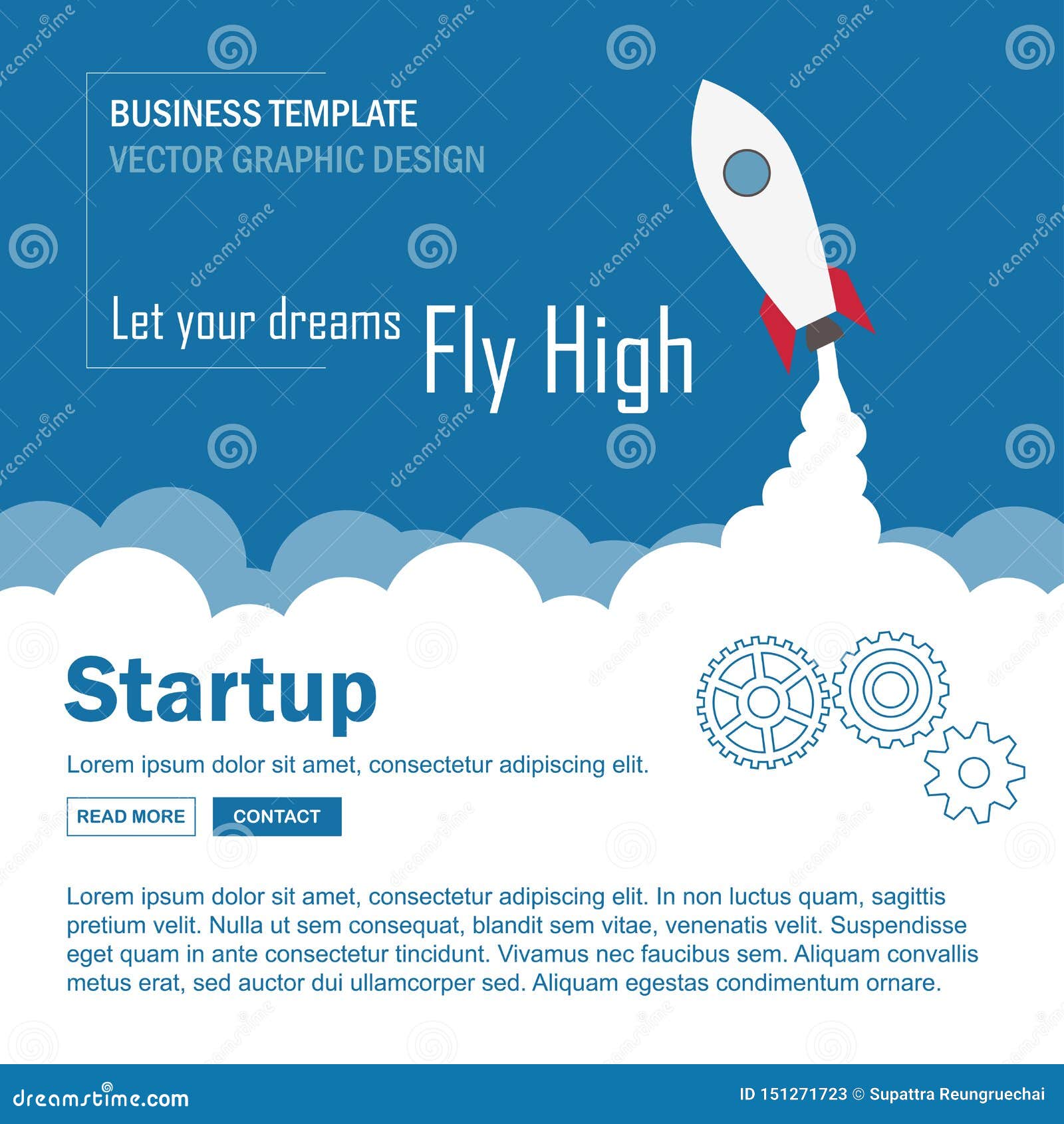 Startup Infographic Template Background. Stock Vector - Illustration of ...