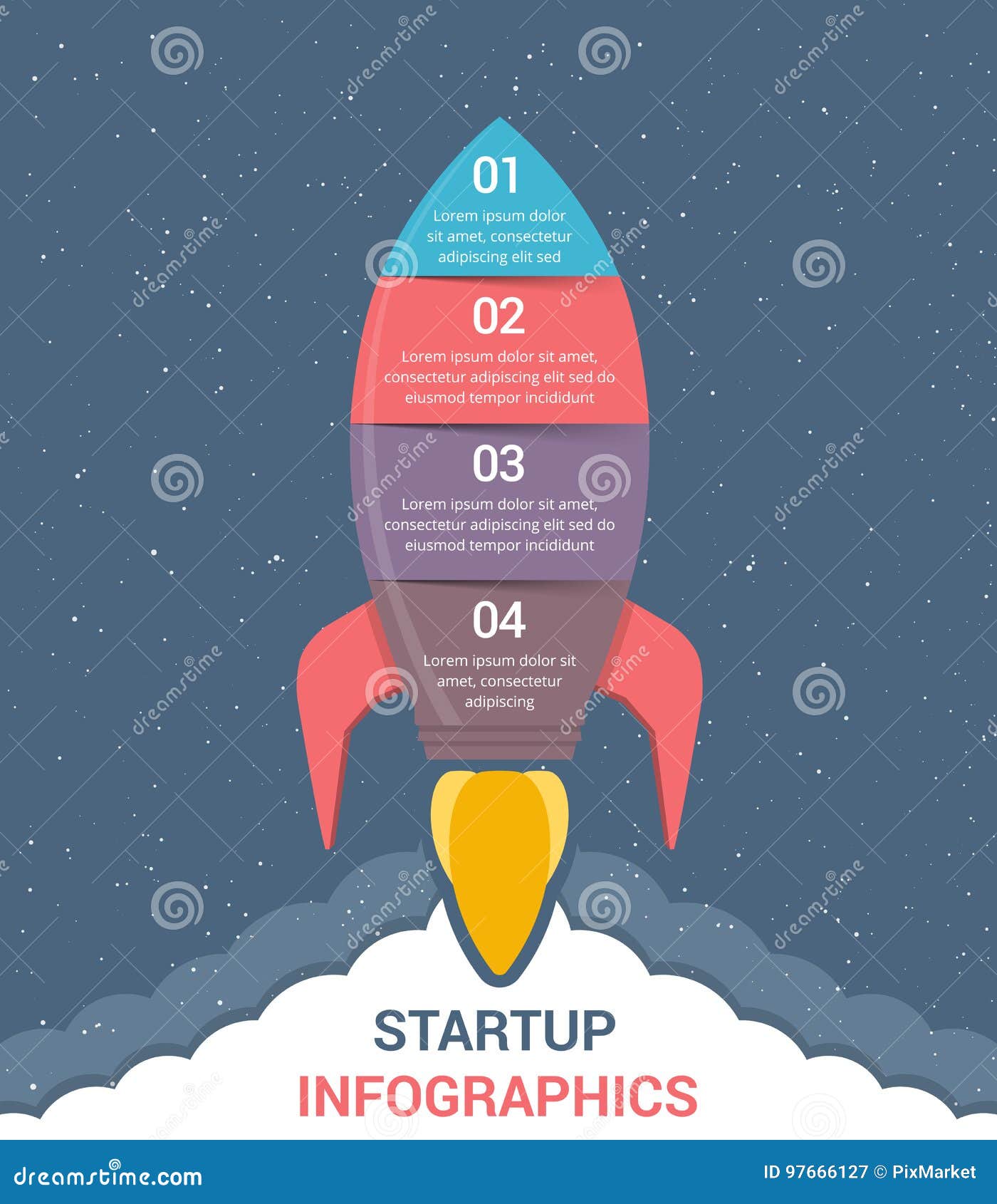 StartUp Infographics stock vector. Illustration of business - 97666127