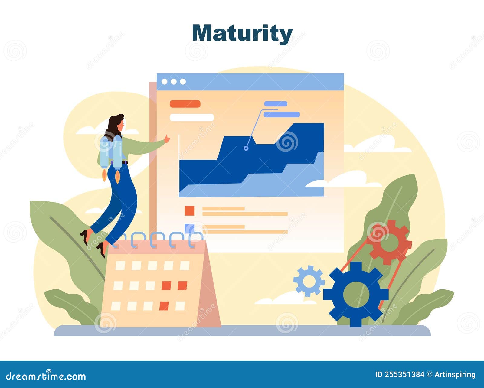 Startup Life Cycle. Building New Business Stages, Birth and Development ...