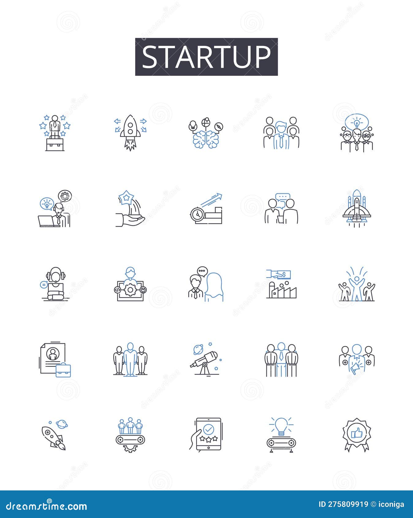 Startup Line Icons Collection. Agile, Scrum, Waterfall, Lean, DevOps ... Startup Line Icons Collection. Agile, Scrum, Waterfall, Lean, DevOps ...