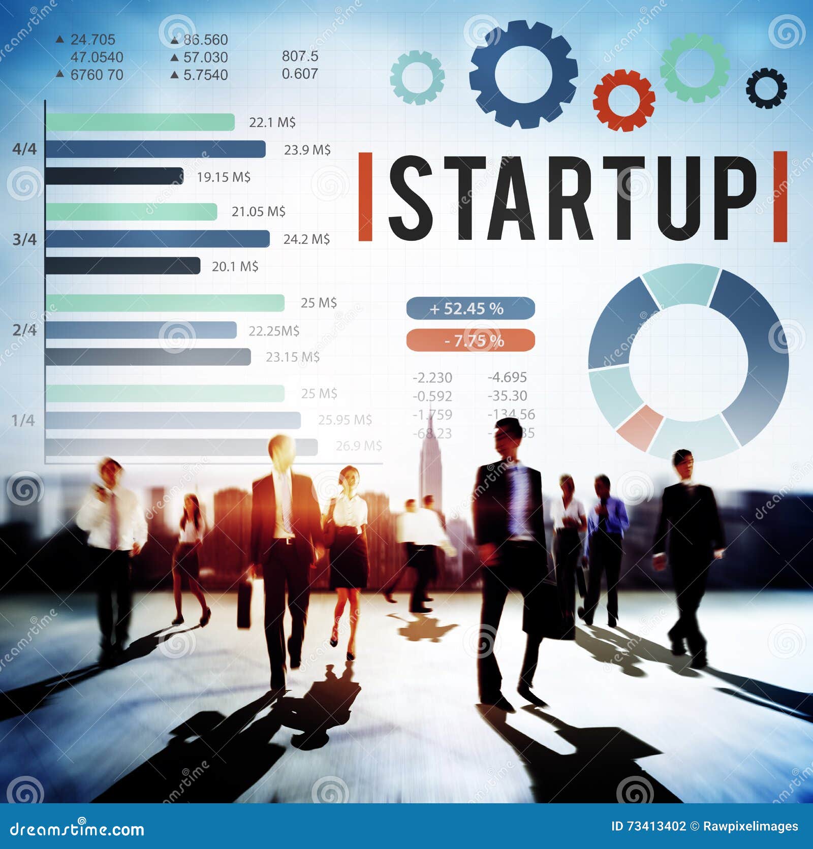 Startup New Business Growth Sucess Development Concept Stock Photo ...