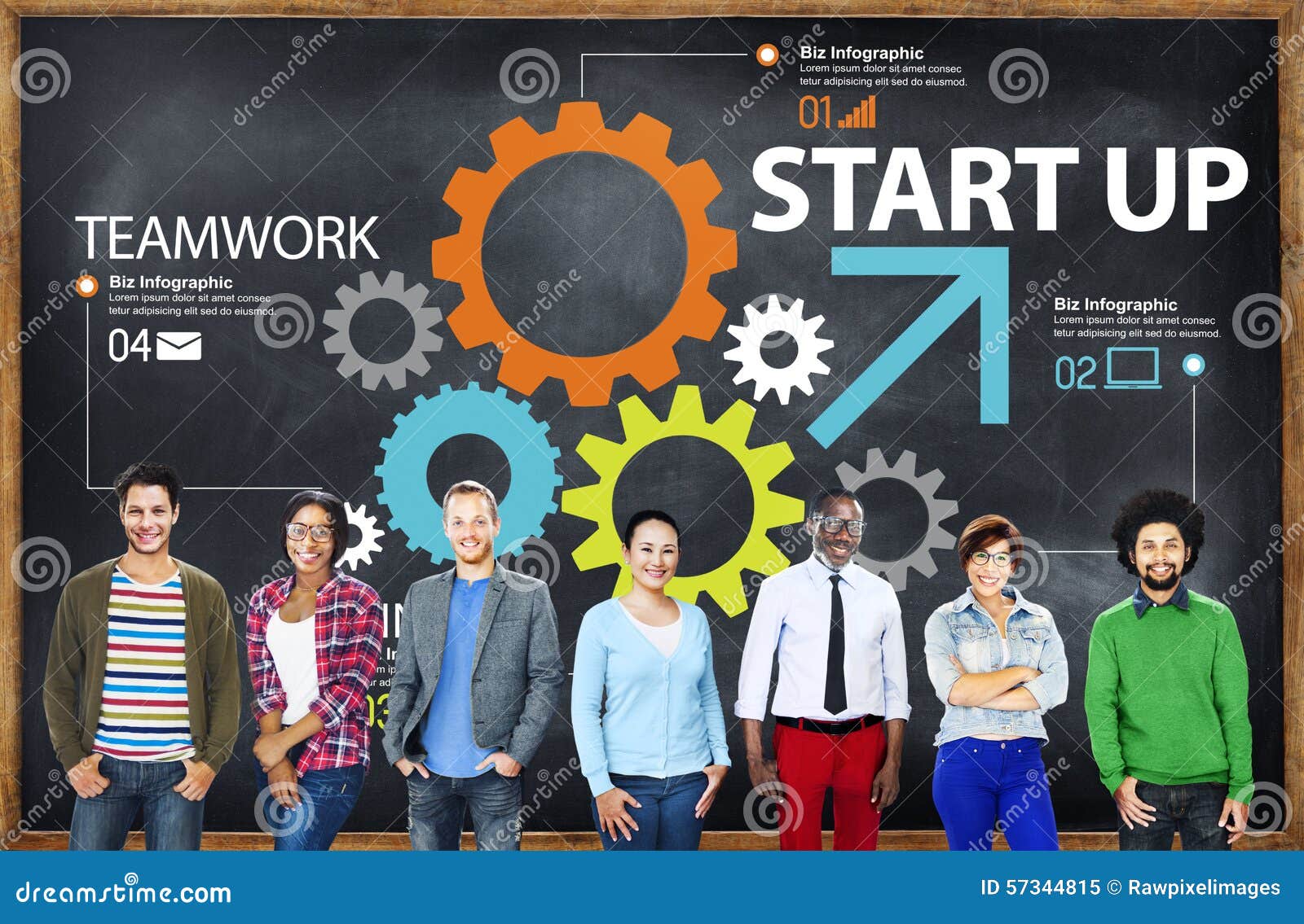 Startup New Business Plan Strategy Teamwork Concept Stock Image - Image ...