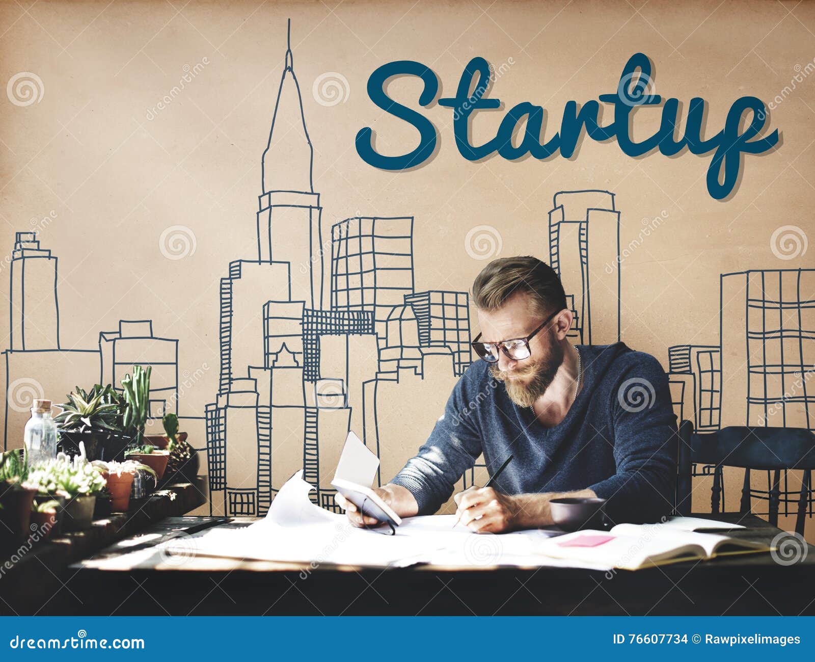 Startup New Business Vision Strategy Launch Concept Stock Photo - Image ...