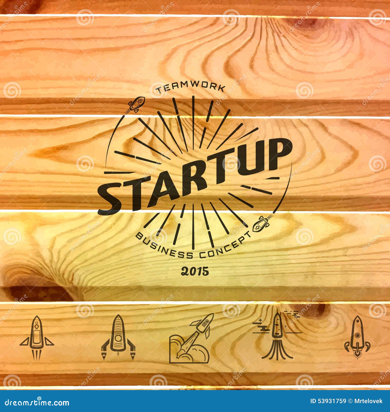 Startup Project Badges Logos and Labels for Any Use Stock Illustration ...