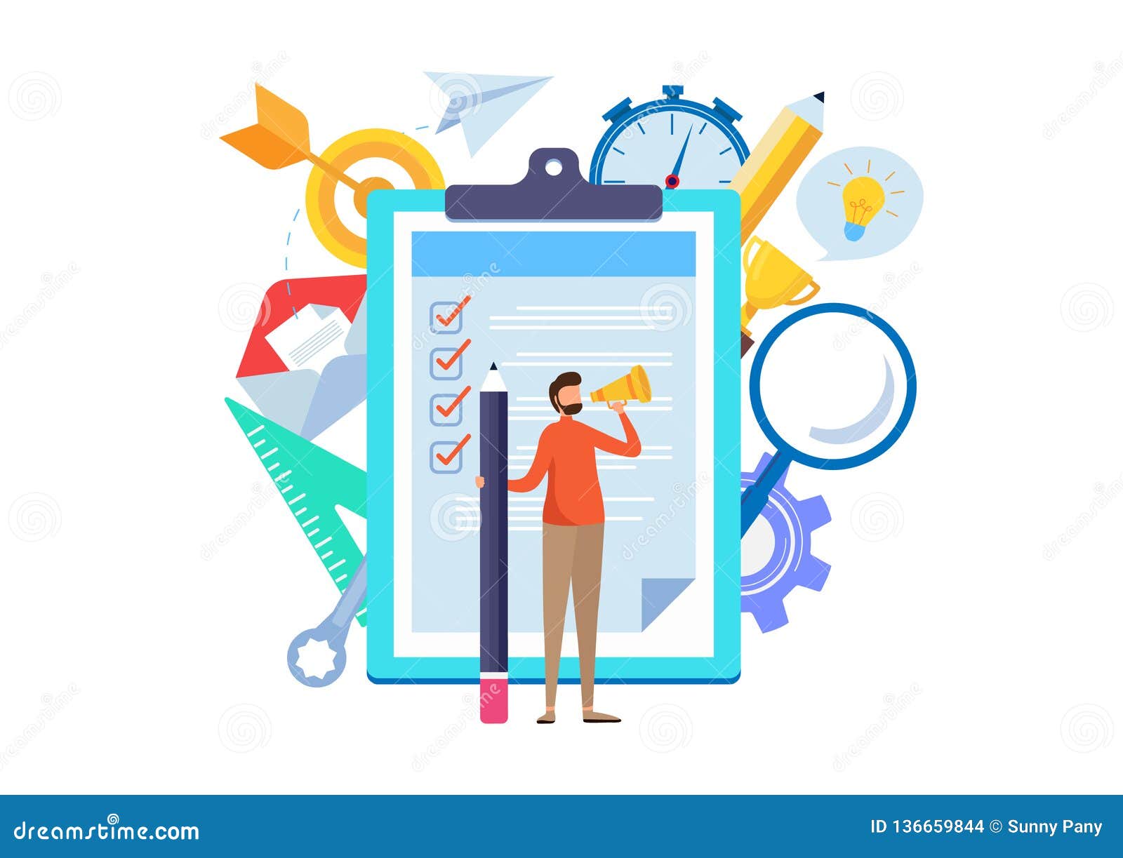 Planning For The Future Checklist Clipart