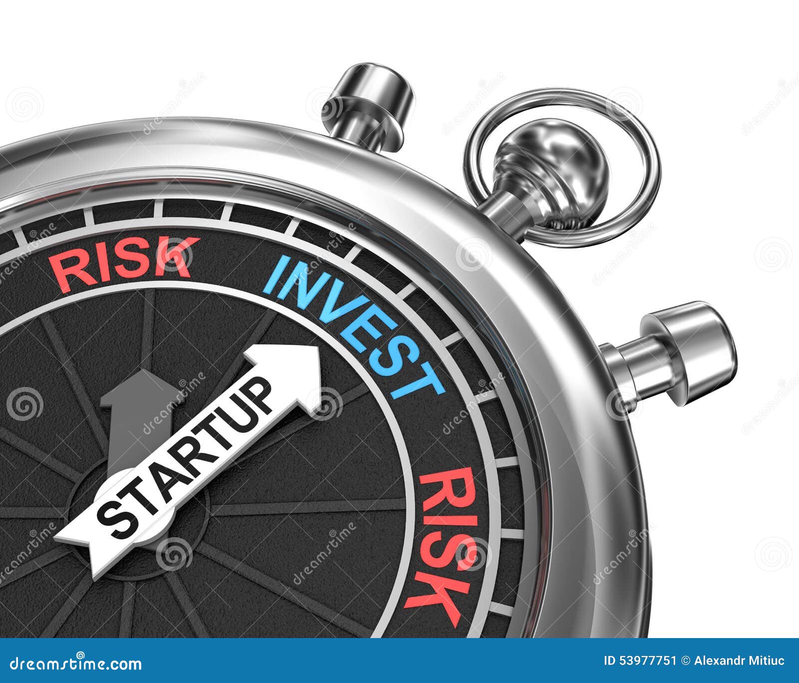Startup Risk Invest Concept Stock Illustration - Illustration of ...