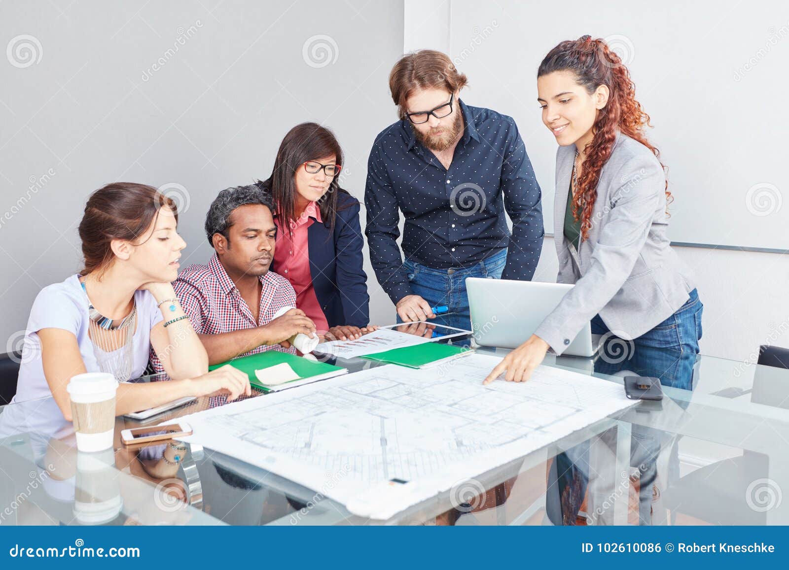 Startup Team Making Strategy Planning Stock Photo - Image of people ...