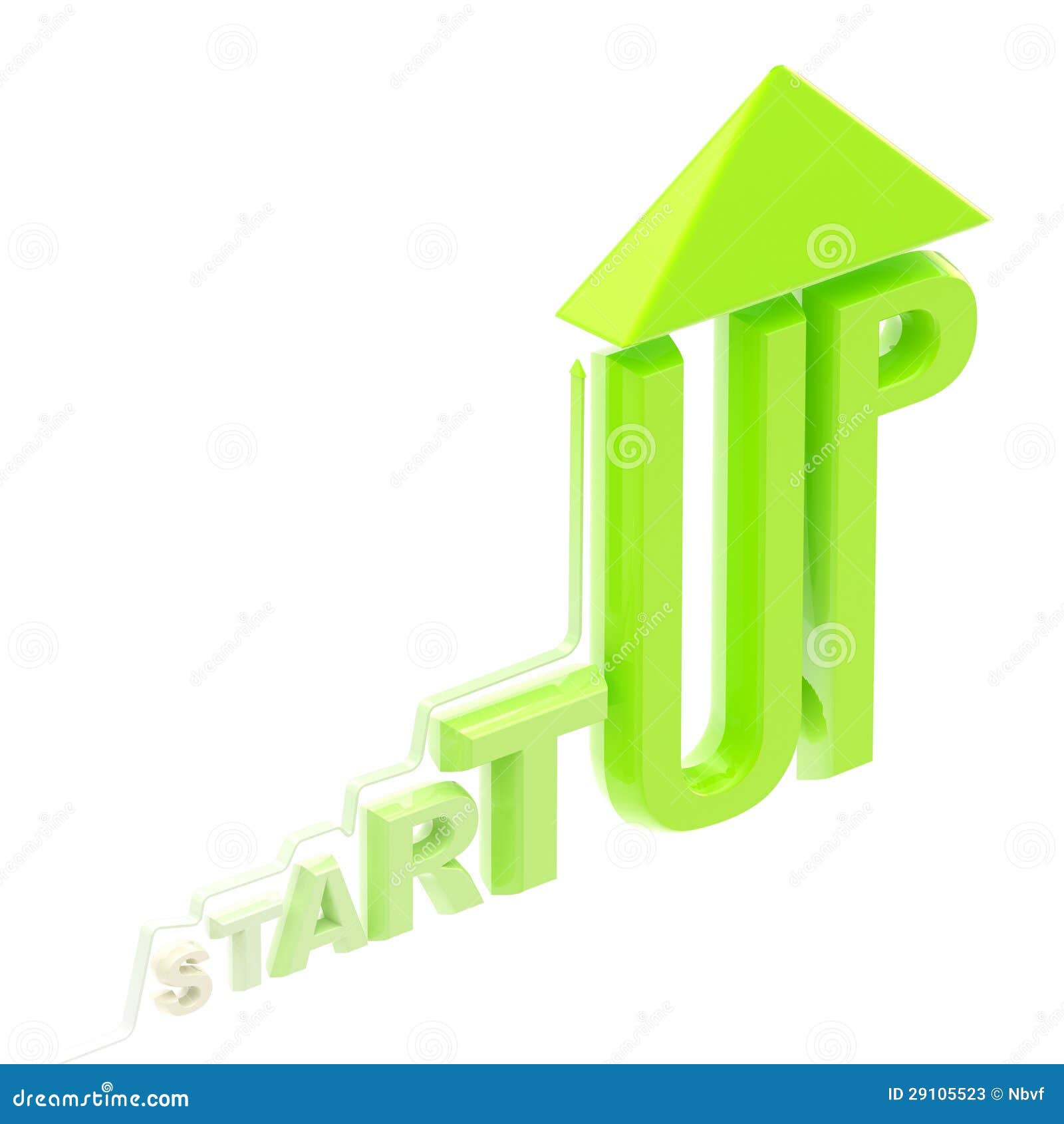 Startup Word Made As Growing Stock Graph Stock Illustrations – 2 ...