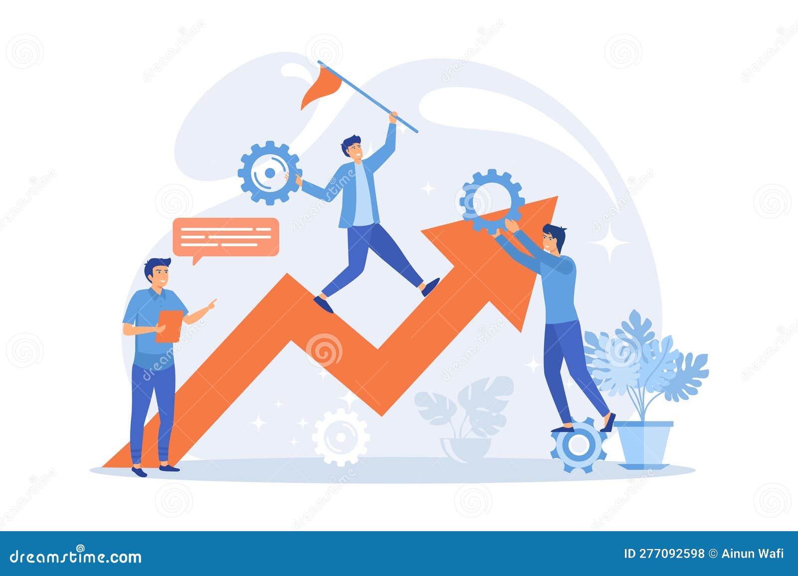 Startup Work, Success. Effective Team-working, Teamwork Projects ...