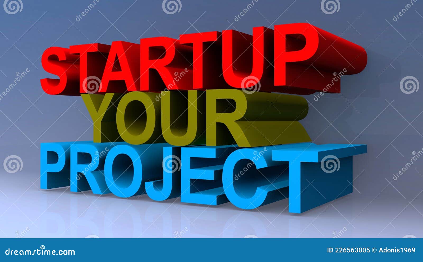 Startup Your Project Flat Landing Page. Team Of Startup Founders ...