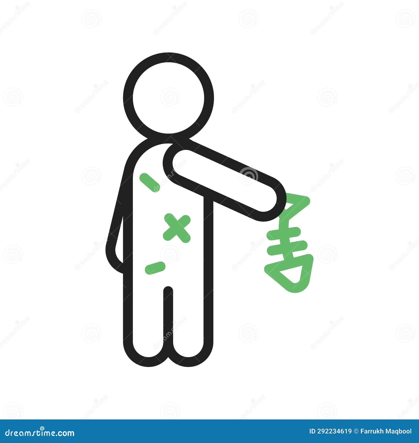 Starvation Icon Vector Image. Stock Vector - Illustration of design ...