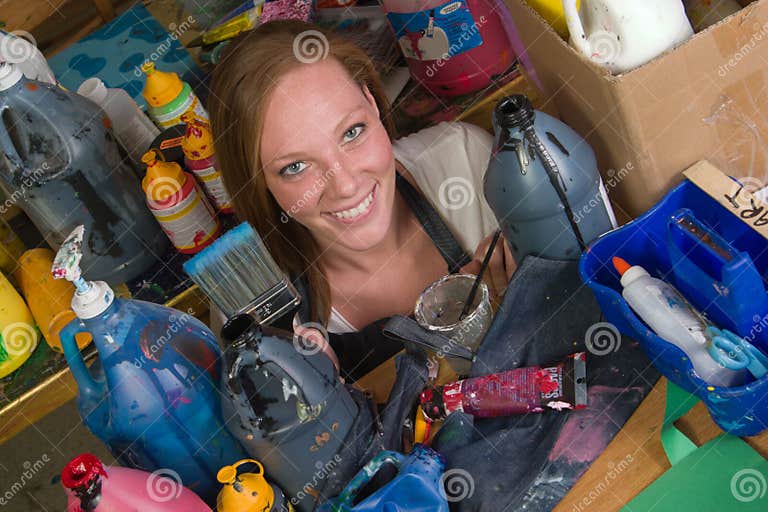 Starving Artist 2 stock image. Image of create, paint - 2206701