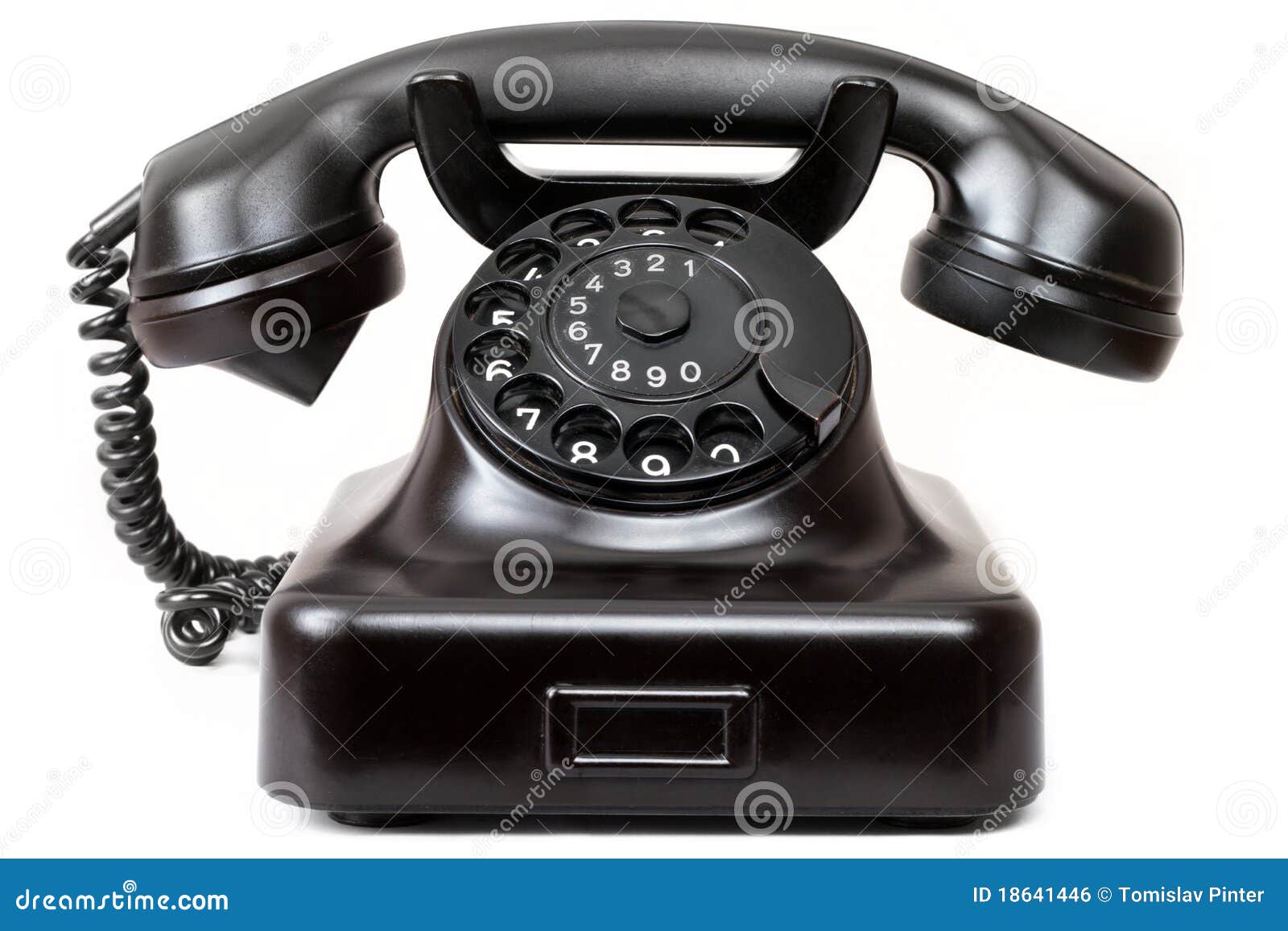 Stary telefon zdjęcie stock. Obraz złożonej z nostalgia - 18641446