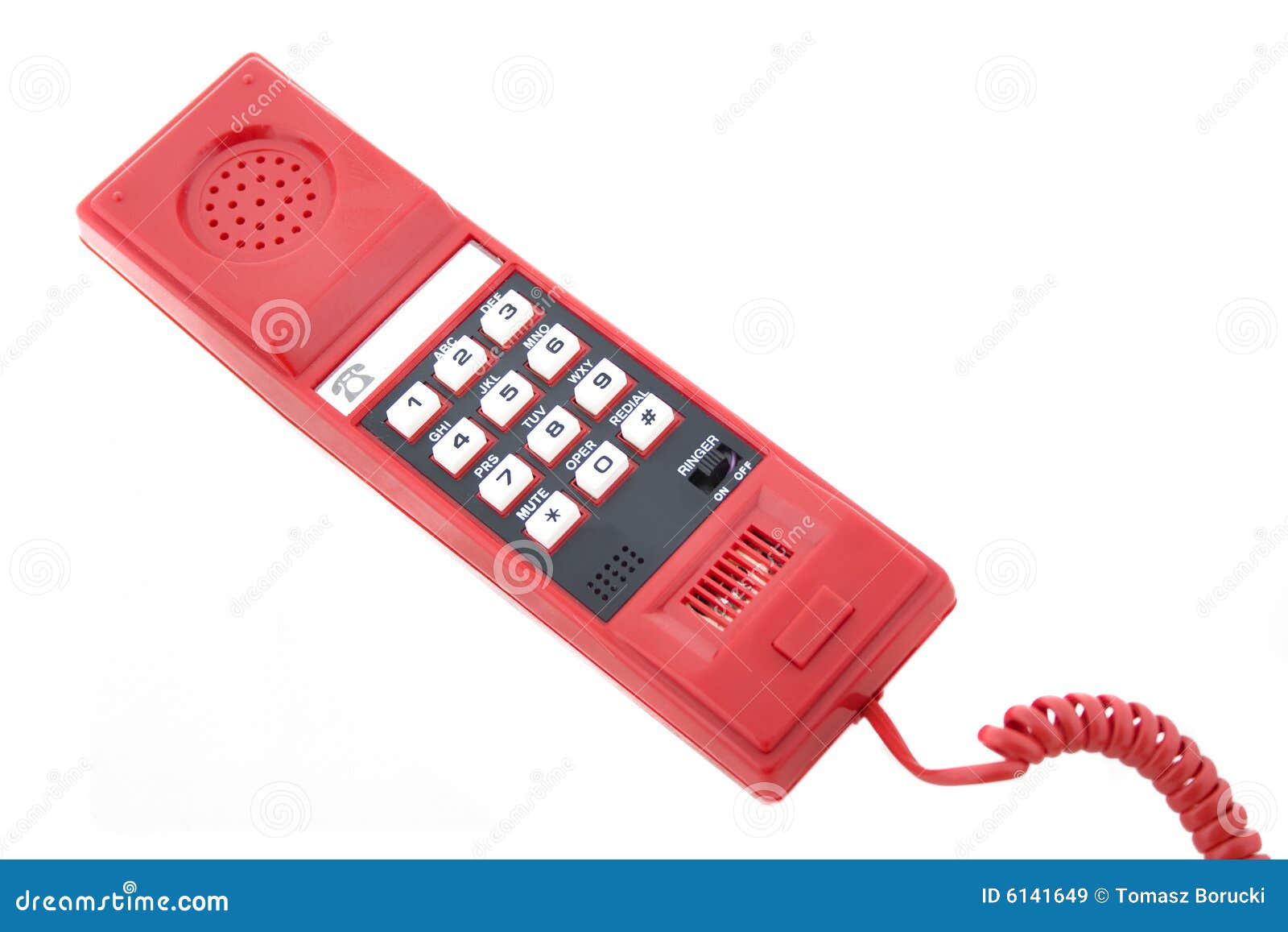 Stary telefon obraz stock. Obraz złożonej z czerwień, odrodzenie - 6141649