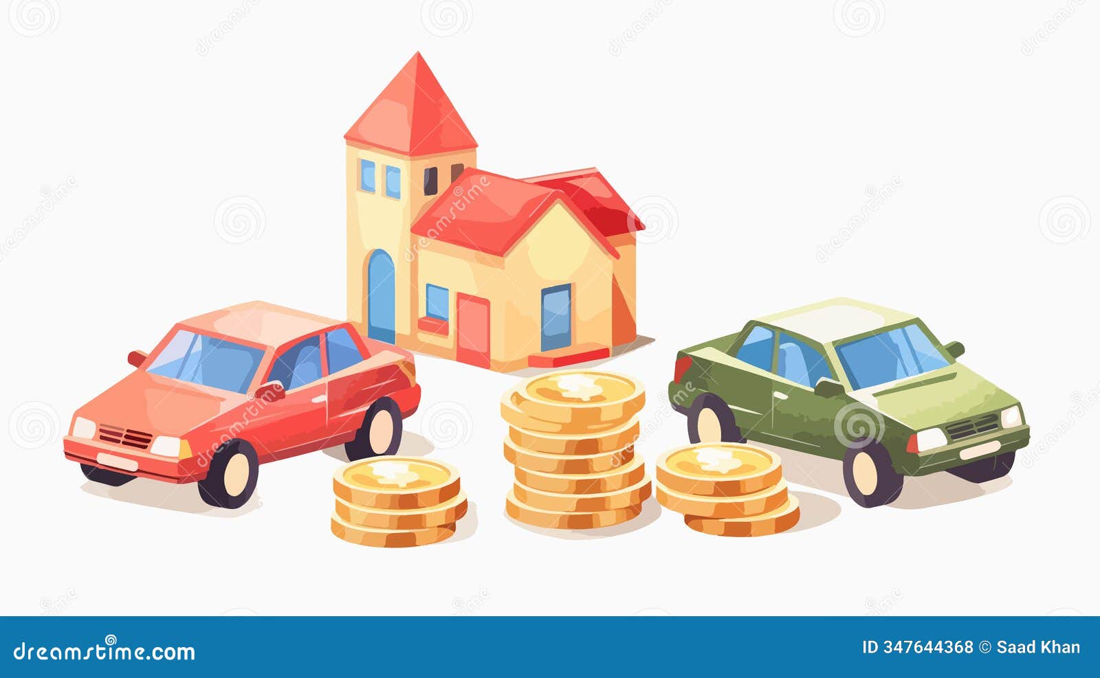 State Allowance Abstract Concept Vector Illustration Stock Vector ...