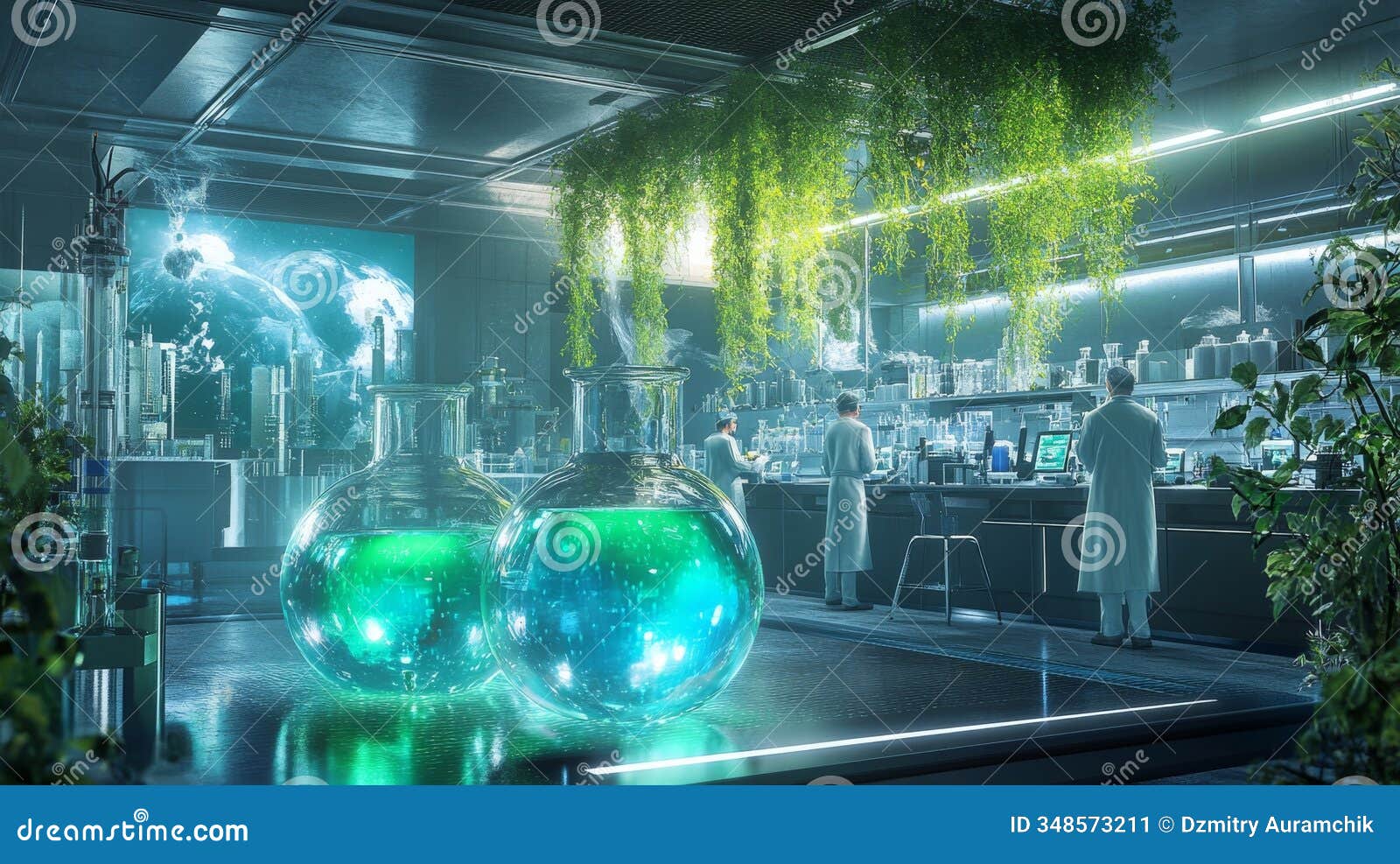 A State-of-the-art Biodegradable Packaging Lab Featuring Illuminated ...