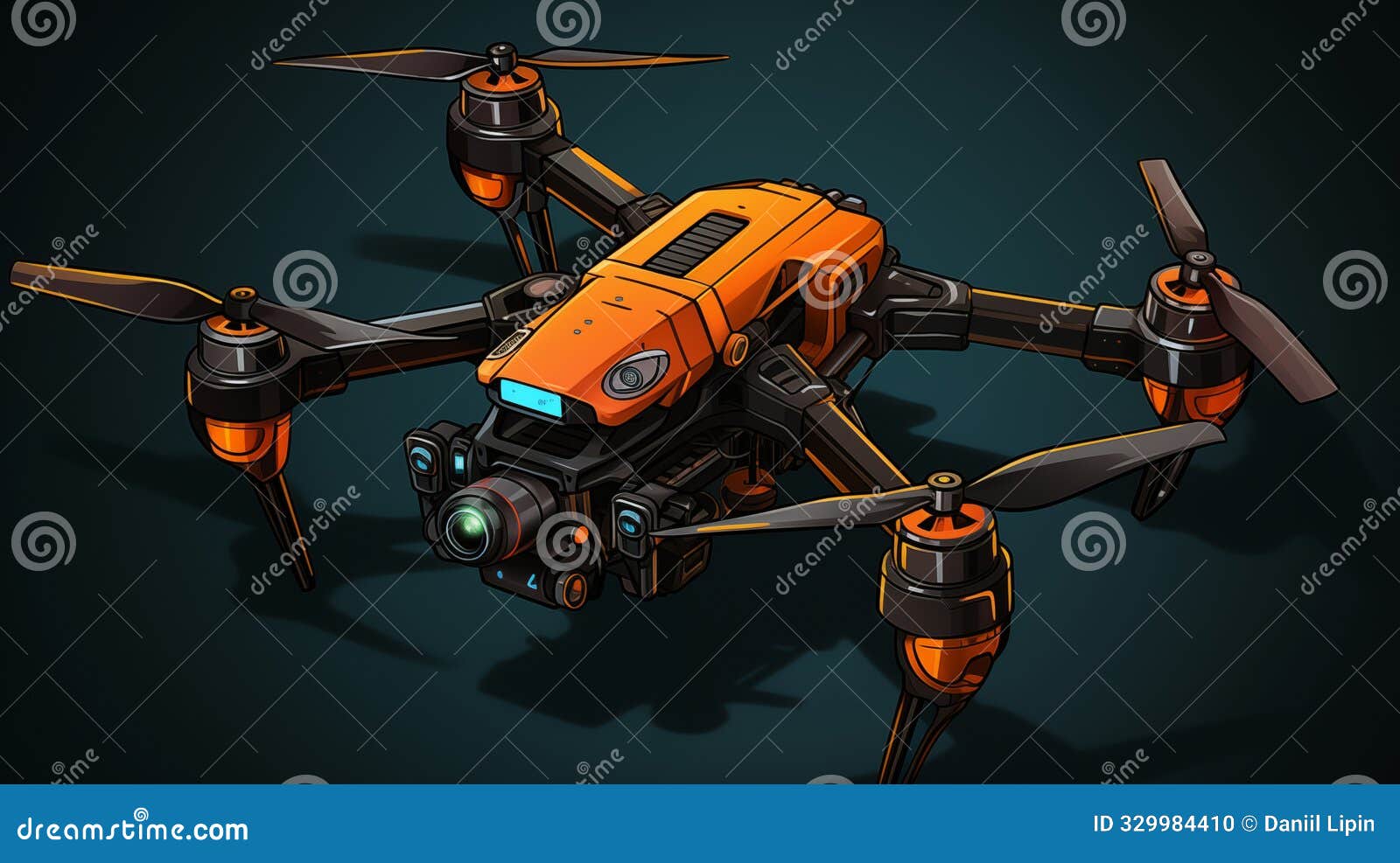 A State-of-the-art Drone with Advanced Camera Technology. Digital ...