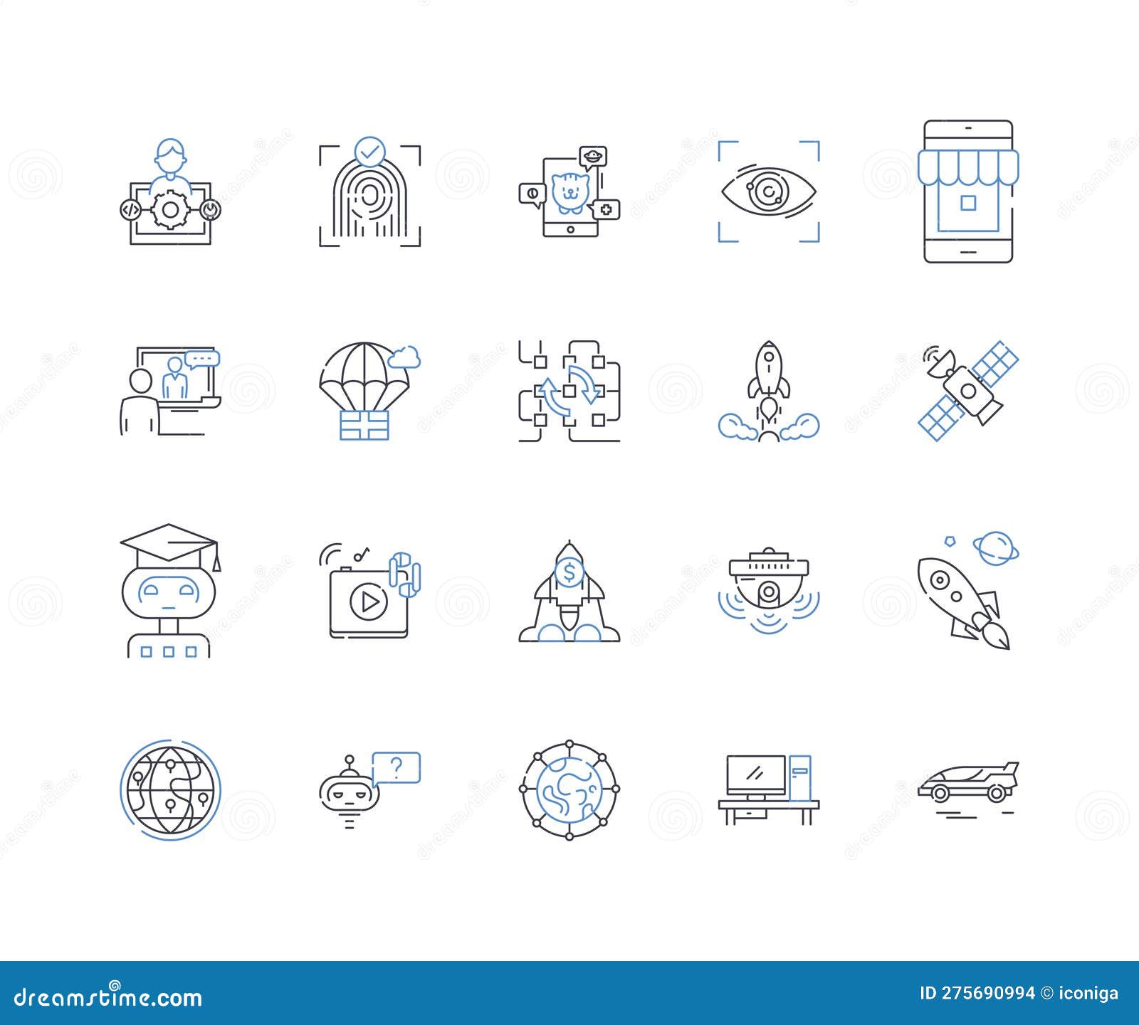 State-of-the-art Technology Line Icons Collection. Innovation ... State-of-the-art Technology Line Icons Collection. Innovation ...
