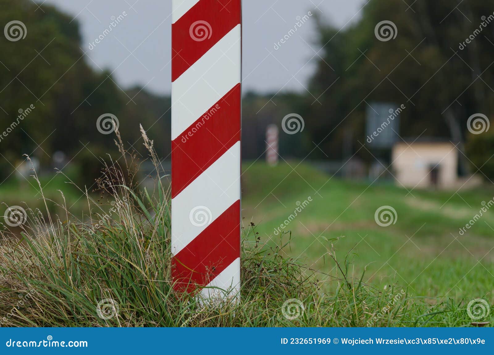 STATE BORDER POST stock image. Image of guard, colors - 232651969