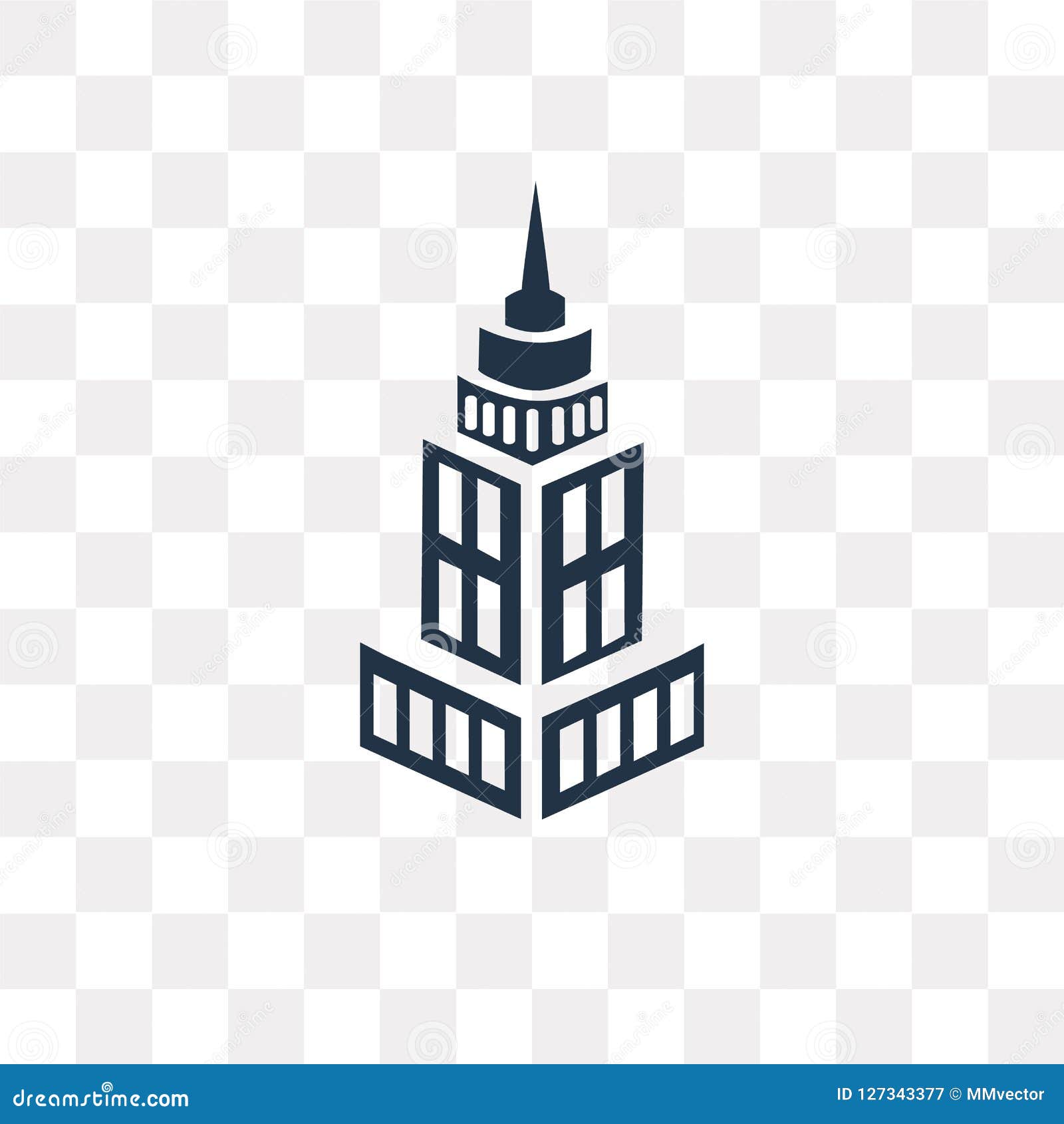 State Building Vector Icon Isolated on Transparent Background, S ...