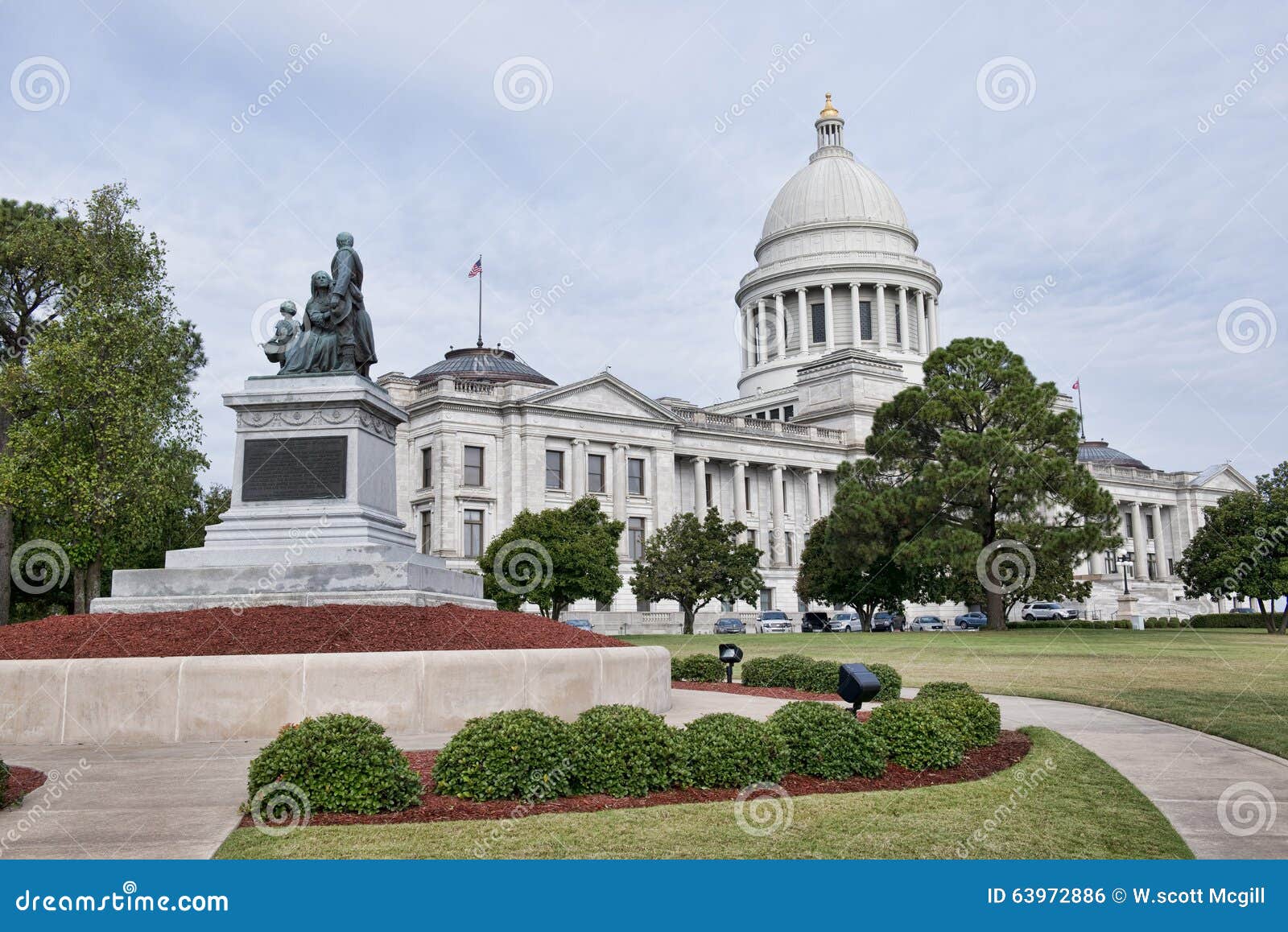 State Capital of Arkansas. stock photo. Image of legislature - 63972886