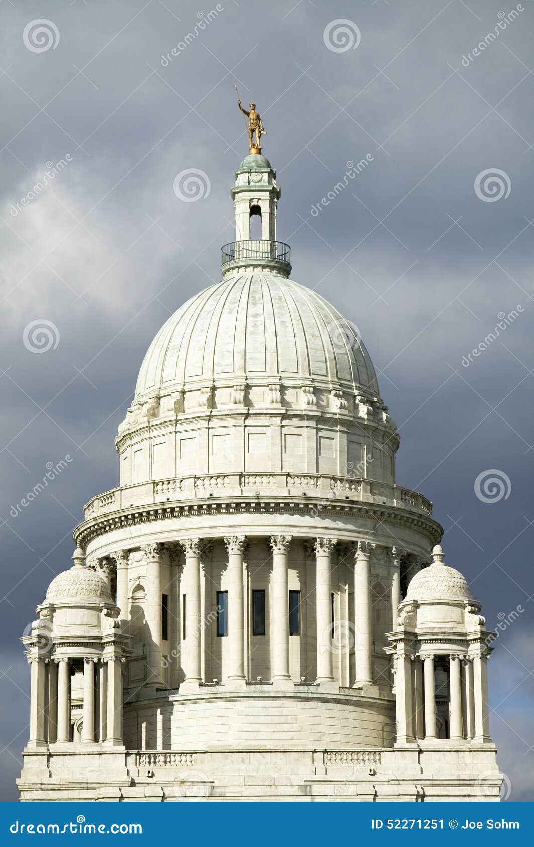 State Capital Building of Providence Rhode Island Stock Image - Image ...