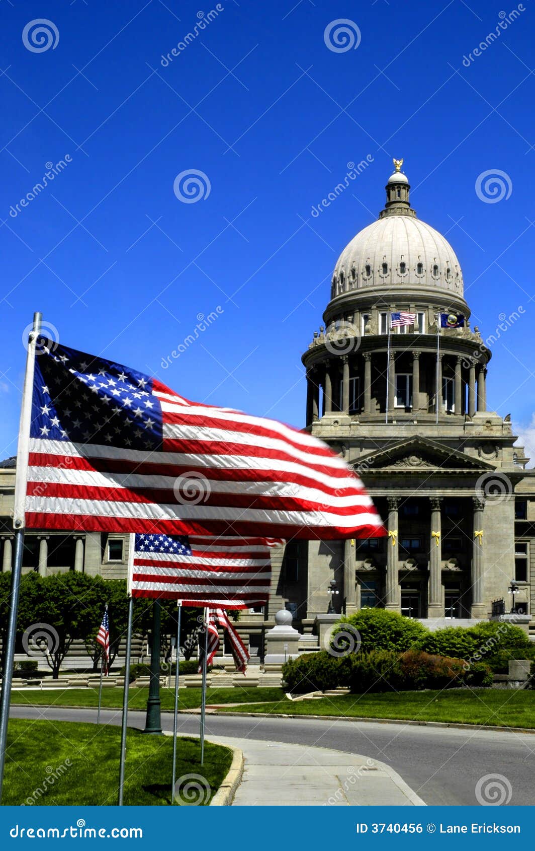 State Capital with Flags stock photo. Image of designs - 3740456